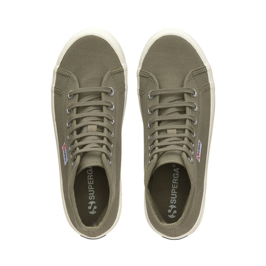 Ankle Boots Unisex 2341 ALPINA Laced GREEN SAFARI-F AVORIO