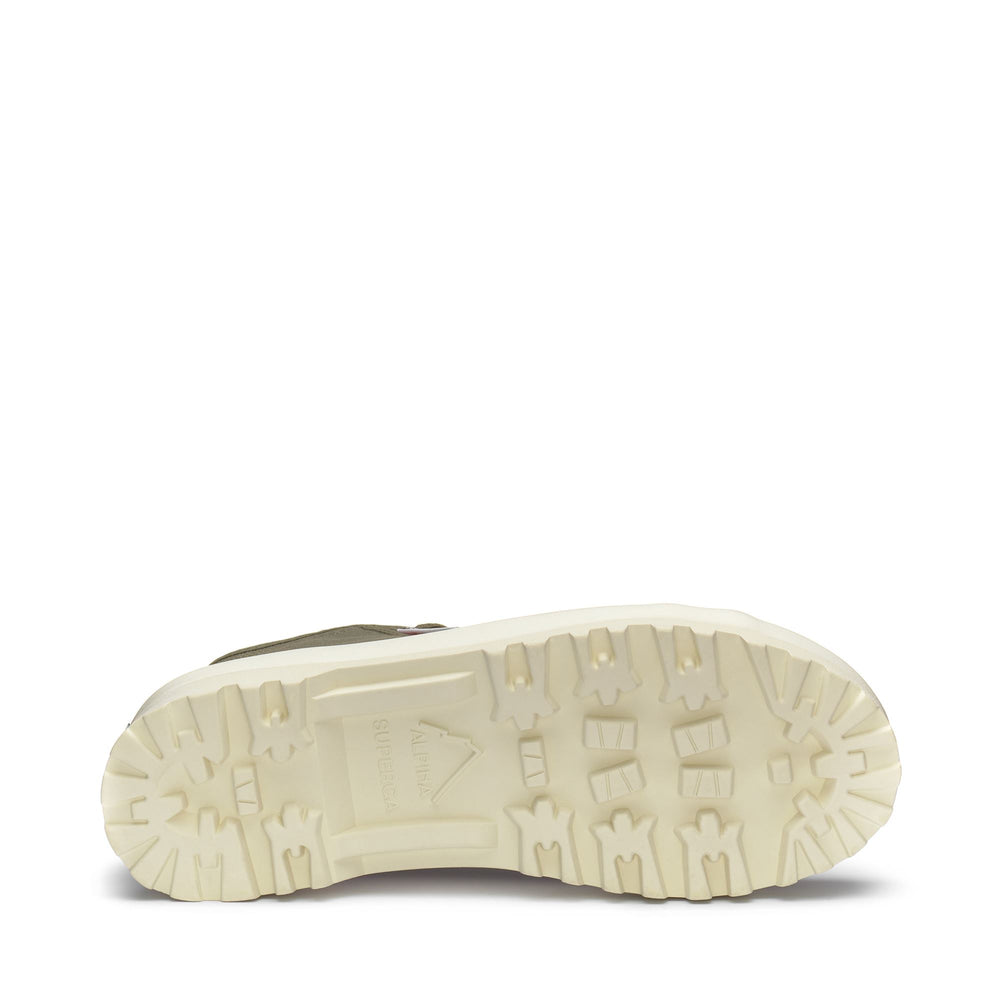 Ankle Boots Unisex 2341 ALPINA Laced GREEN SAFARI-F AVORIO